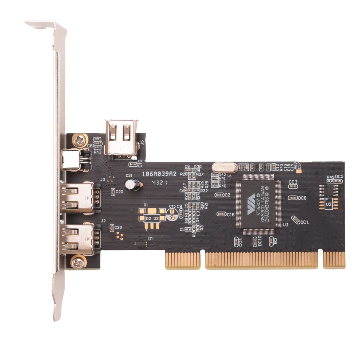 3-портовая карта IEEE 1394 Firewire PCI адаптер Firewire IEEE 1394 PCI-контроллер для настольного ПК