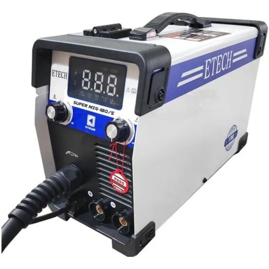 Сварочный аппарат инверторный Etech Super MIG-180/5, 180 А, до 4 мм