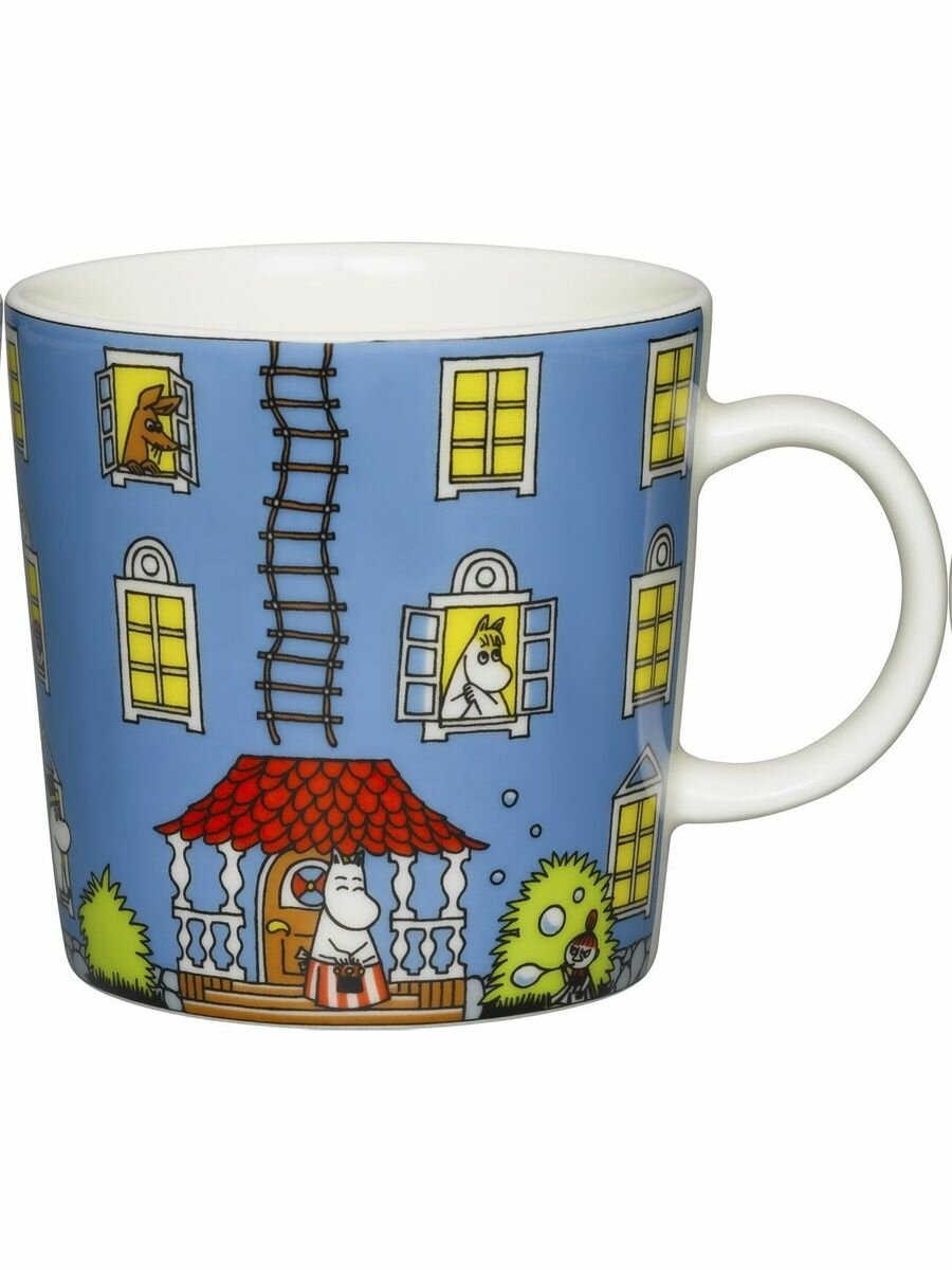 Кружка Arabia Moomin Hattivatit, 300 мл, фарфор, высота 8 см.(из Финляндии)