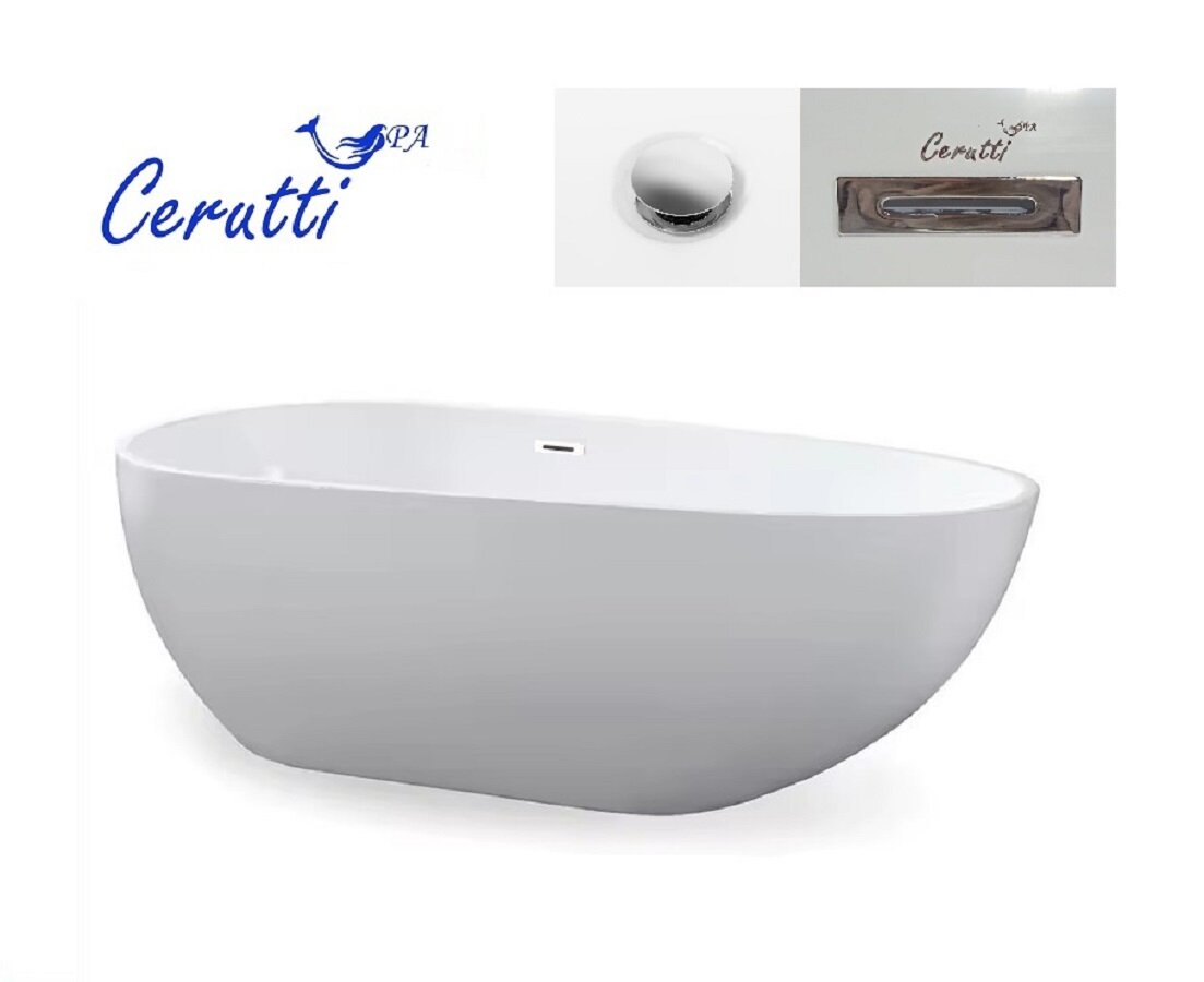 Отдельностоящая акриловая ванна Cerutti SPA MiMi 150 CT11289 без гидромассажа