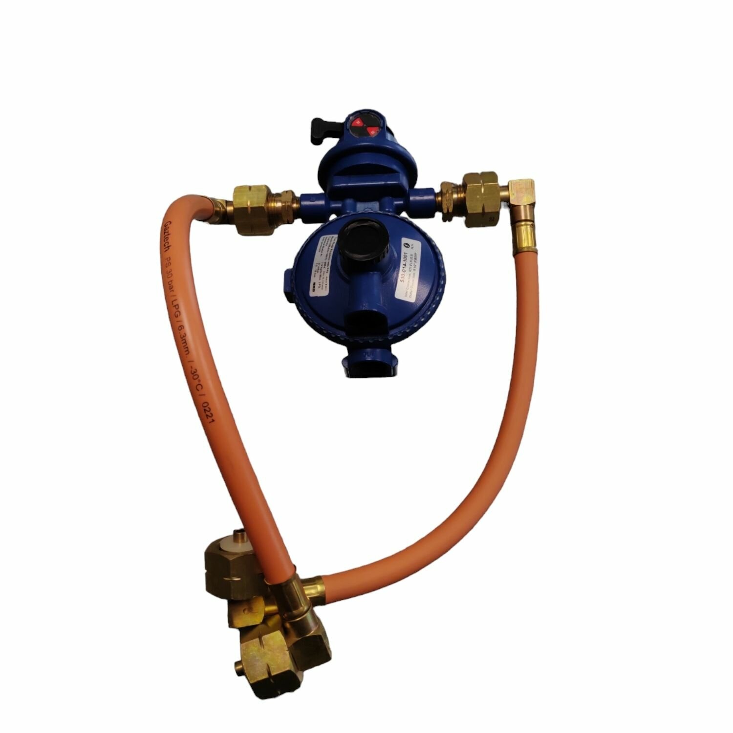 Регулятор давления газа с автоматическим переключением SRG 530-014-1001(37мбар, для 2 баллонов LPG)