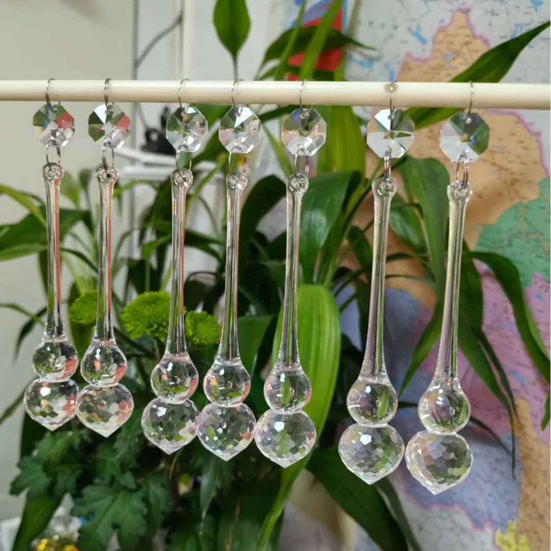 Catmall 5 шт. хрустальные подвески-капли дождя