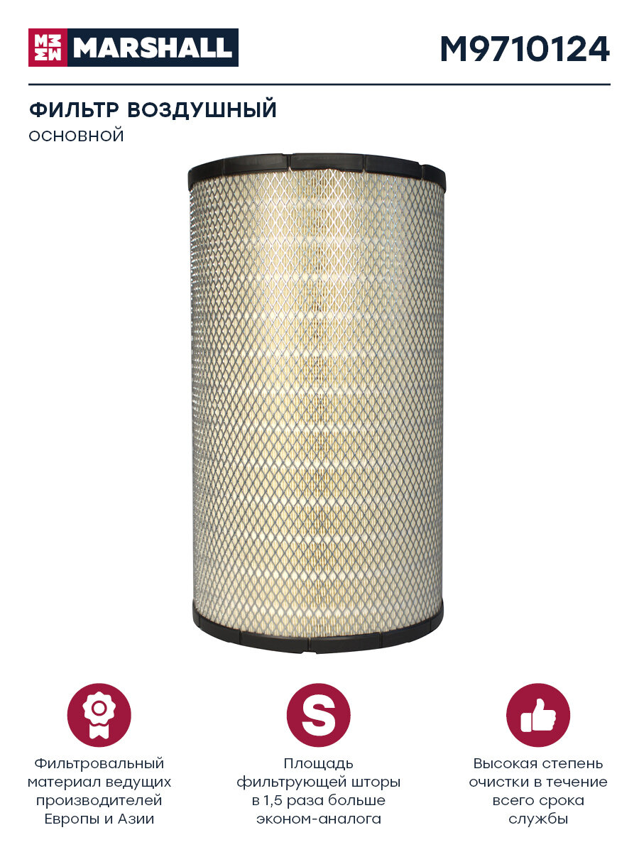 Фильтр воздушный RENAULT Kerax/Premium, основной