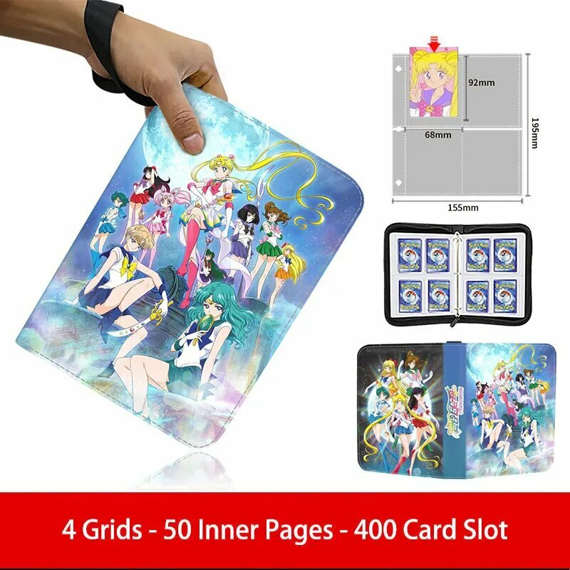 Альбом для карточек Sailor Moon Bandai 4/9 слотов SM-MSNZS-01-4 Pocket