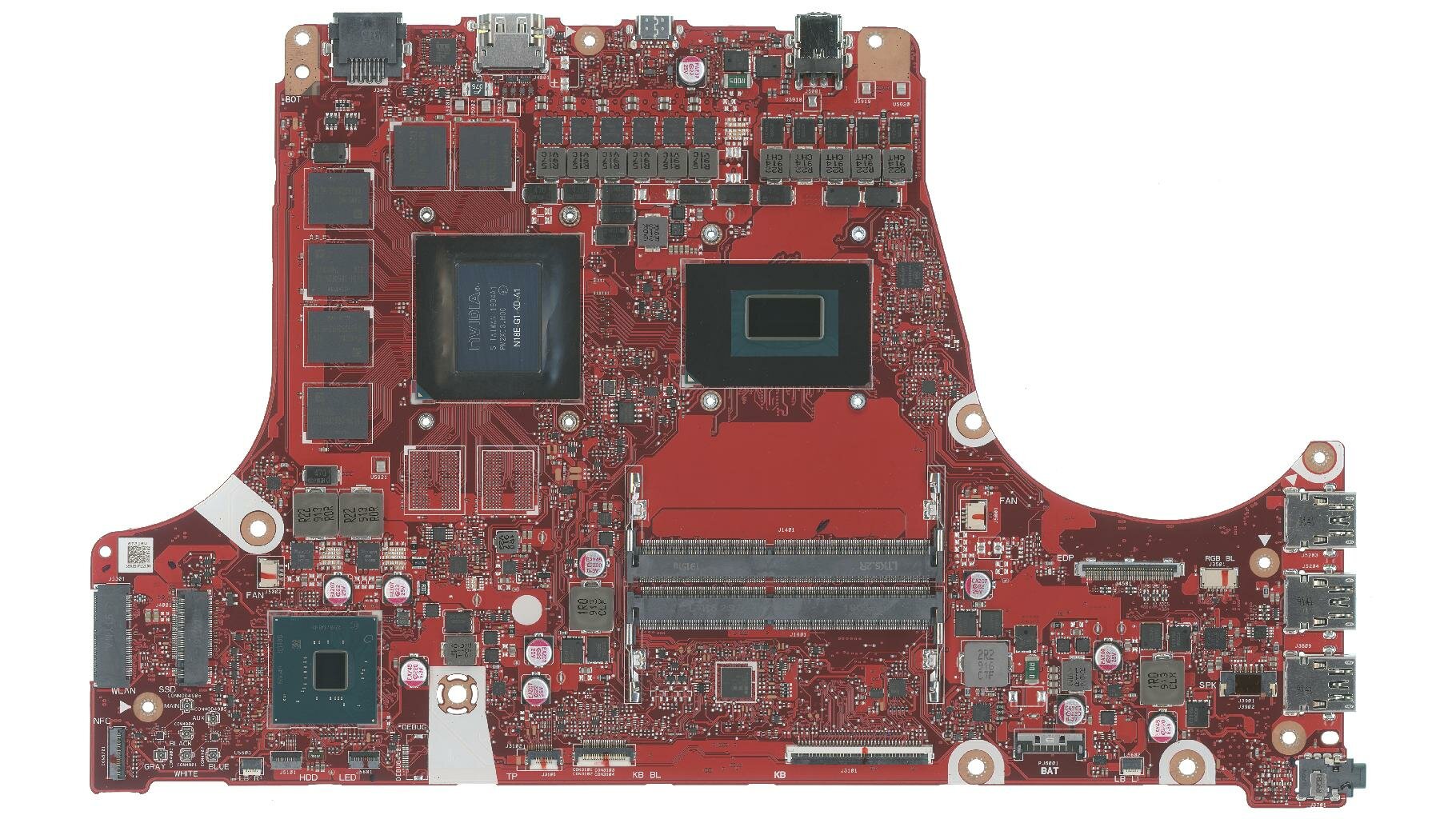 Материнская плата ASUS G731GV i7-9750H, RTX2060 (33576)