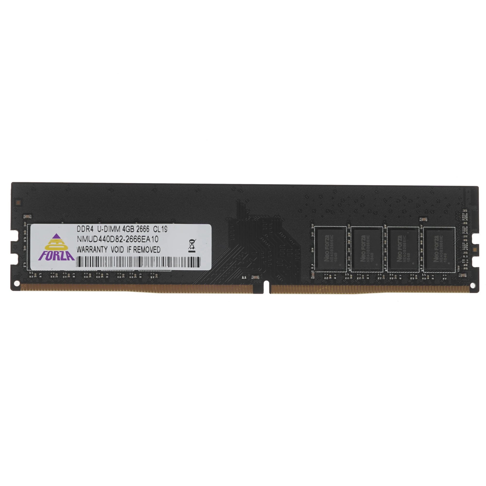Оперативная память DRAM DDR4 Neo Forza 4G (NMUD440D82-2666EA10) 2666 МГц