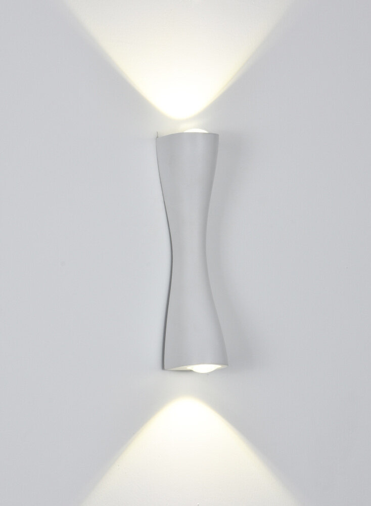 Бра, настенный светильник Arte Lamp Algedi A6028AP-10WH, LED, IP20, Модерн