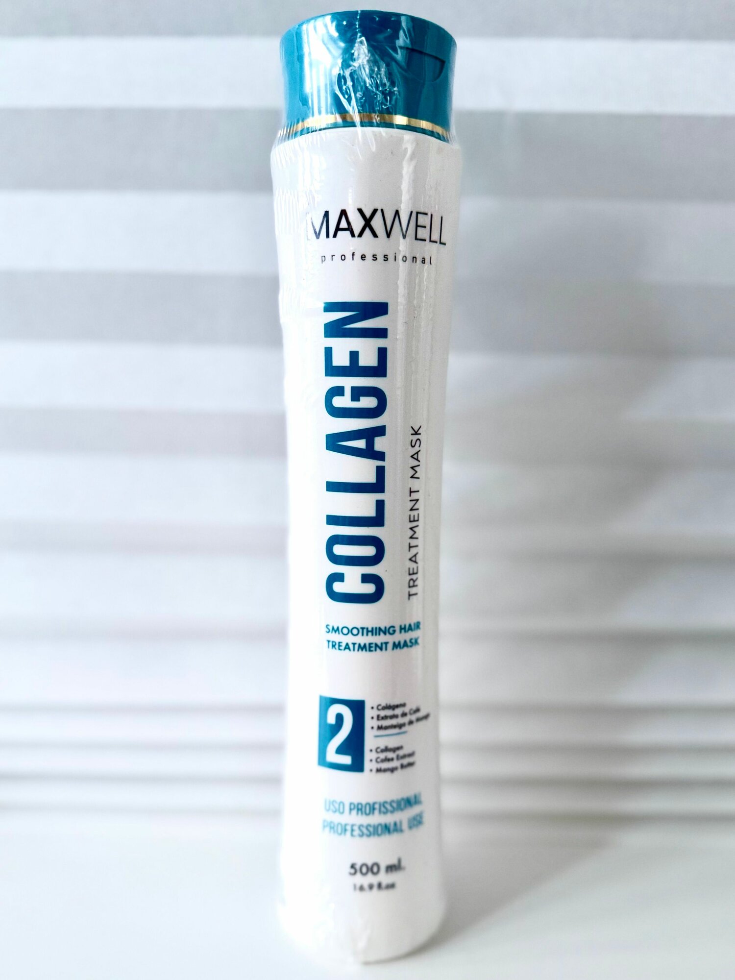 Кератин для выпрямления волос MAXWELL Collagen 500 ml