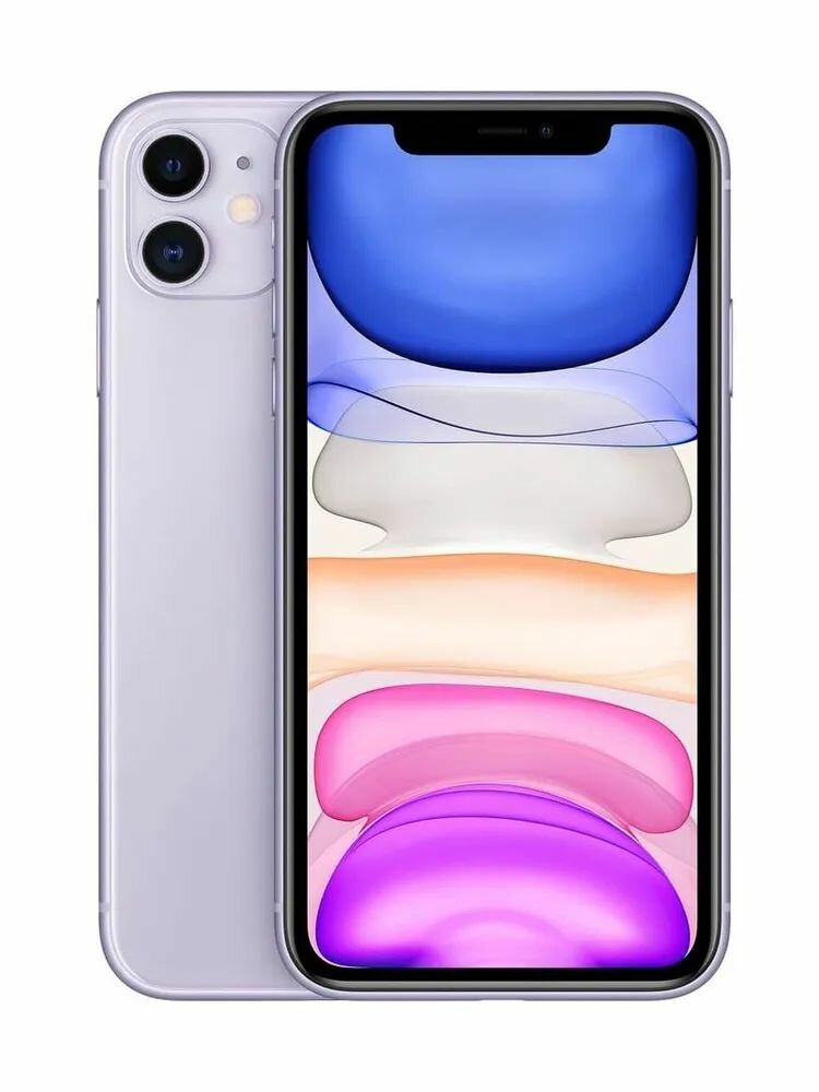 Смартфон Apple iPhone 11, 256 ГБ, фиолетовый, A13, 6.1", 4 GB RAM