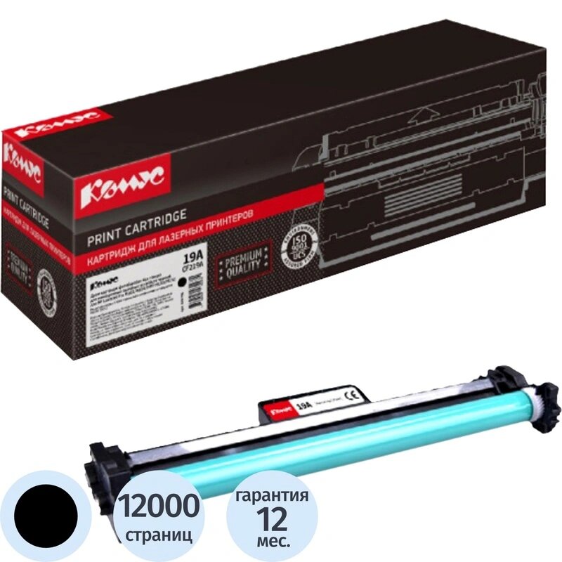 Драм-картридж Комус 19A CF219A чер. для LJ Pro M104/MFP M132
