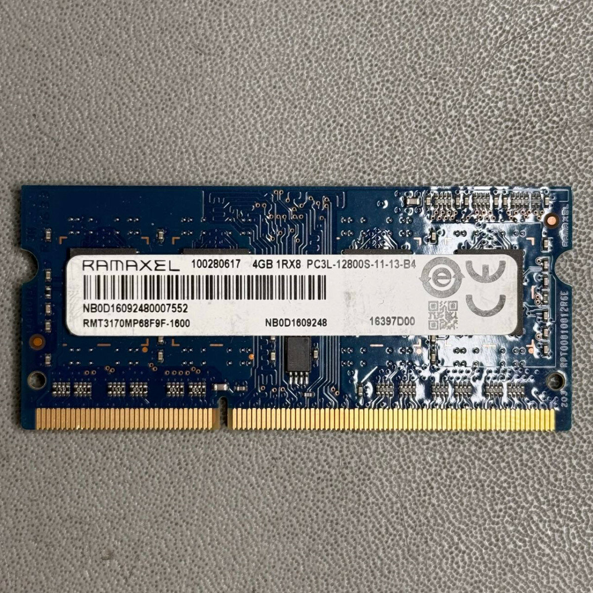 Оперативная память Ramaxel DDR3L SODIMM 4 ГБ RMT3170MP68F9F-1600