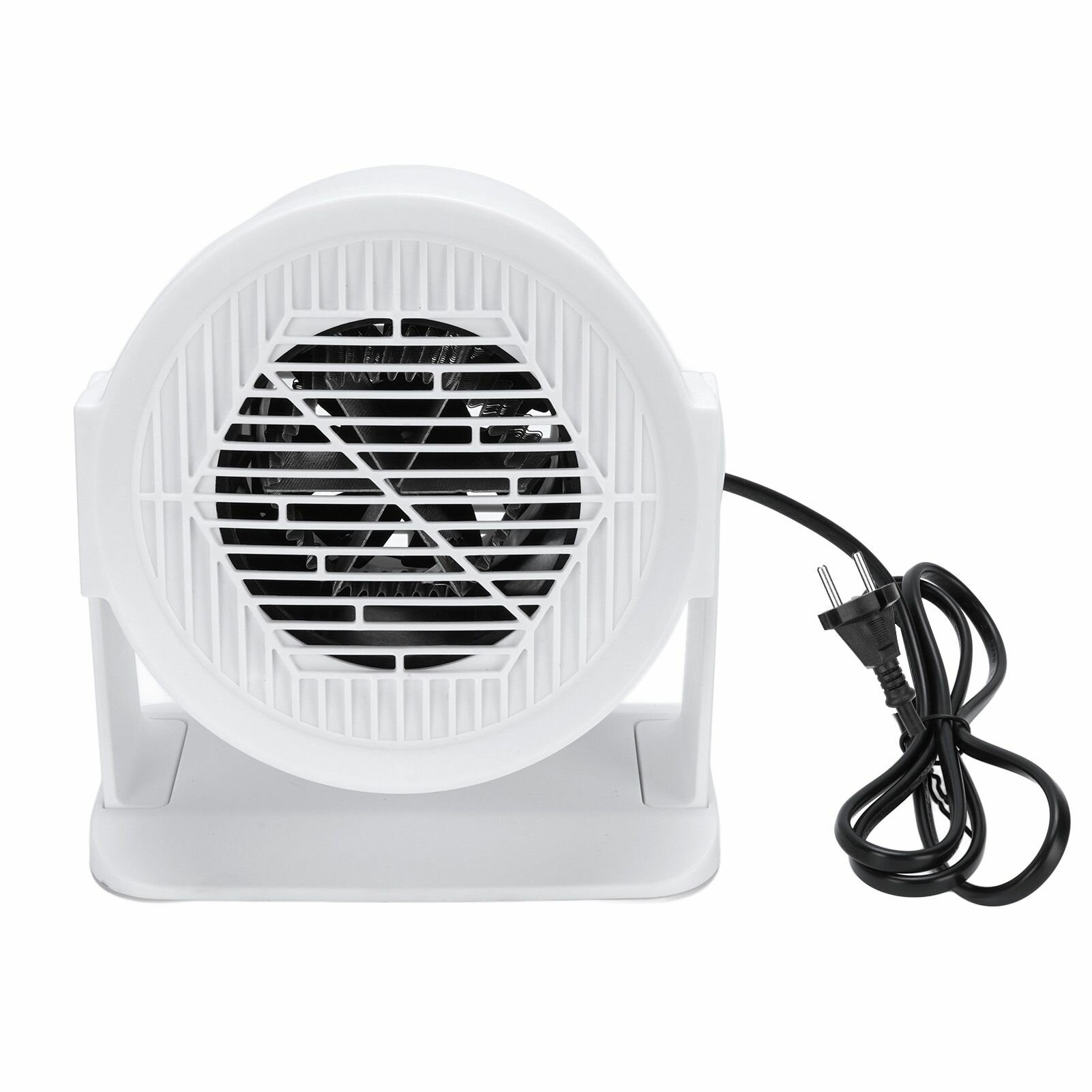 Обогреватель пространства, быстрый нагрев, защита от опрокидывания и перегрева, регулируемый угол наклона, портативный настольный обогреватель мощностью 400 Вт для дома, прикроватная вилка ЕС 220 В