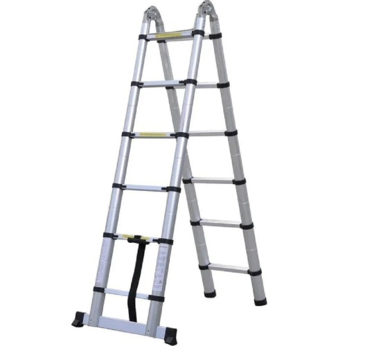 Лестница алюмет 1,9*6 стальная STD 1.9