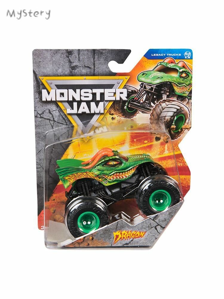 Машинка Monster Jam 1:64 Dragon Monster Truck, Die-Cast Vehicle