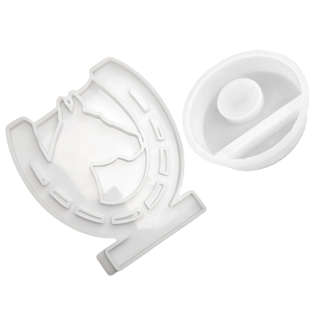 Гипсовый Подсвечник Силиконовая Форма Основание Свечи Форма Голова Лошади Подсвечник Плесень Орнамент Украшение Дома Плесень