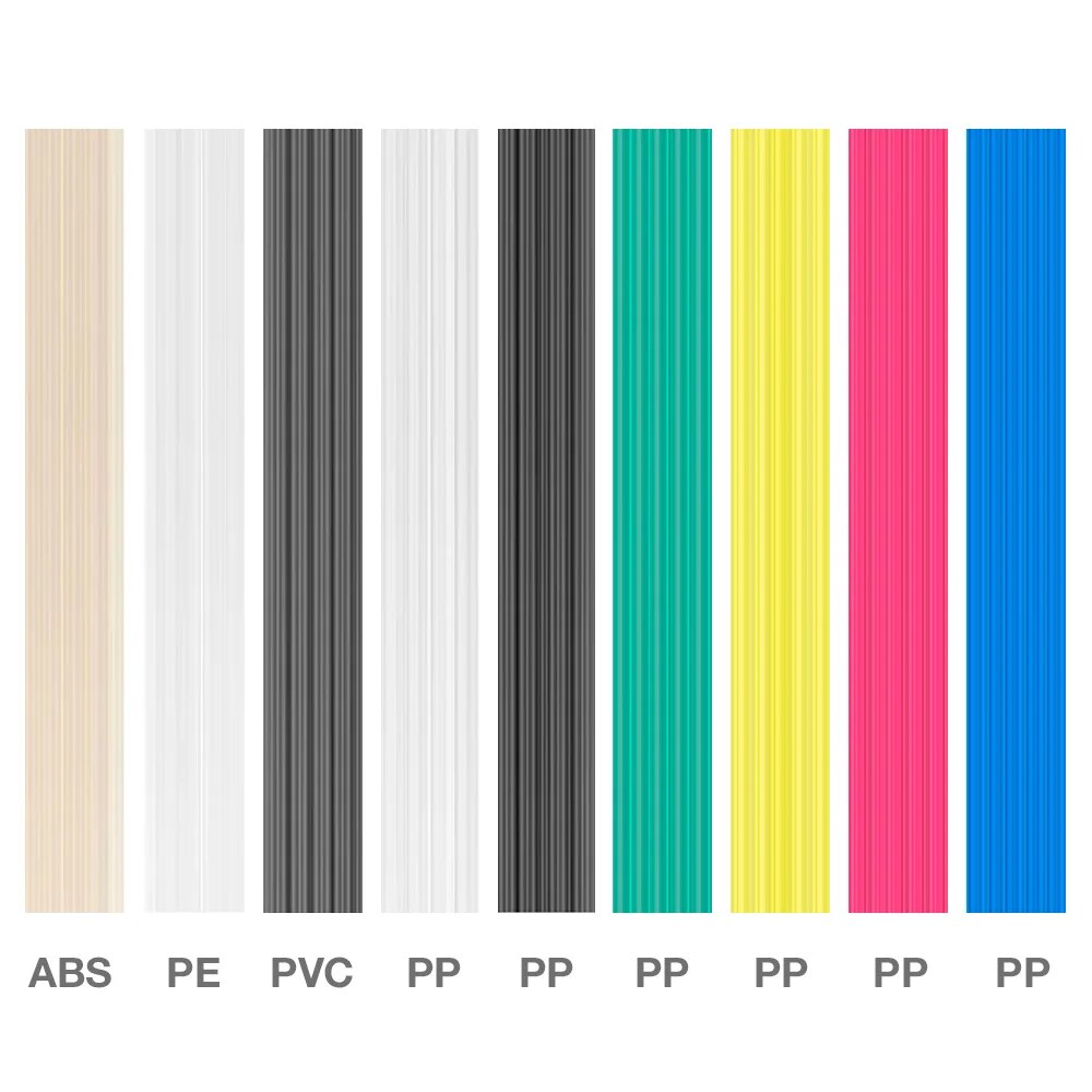 Набор пластиковых сварочных прутков 20 см для ремонта бампера Coloured-90PCS, 50pcs