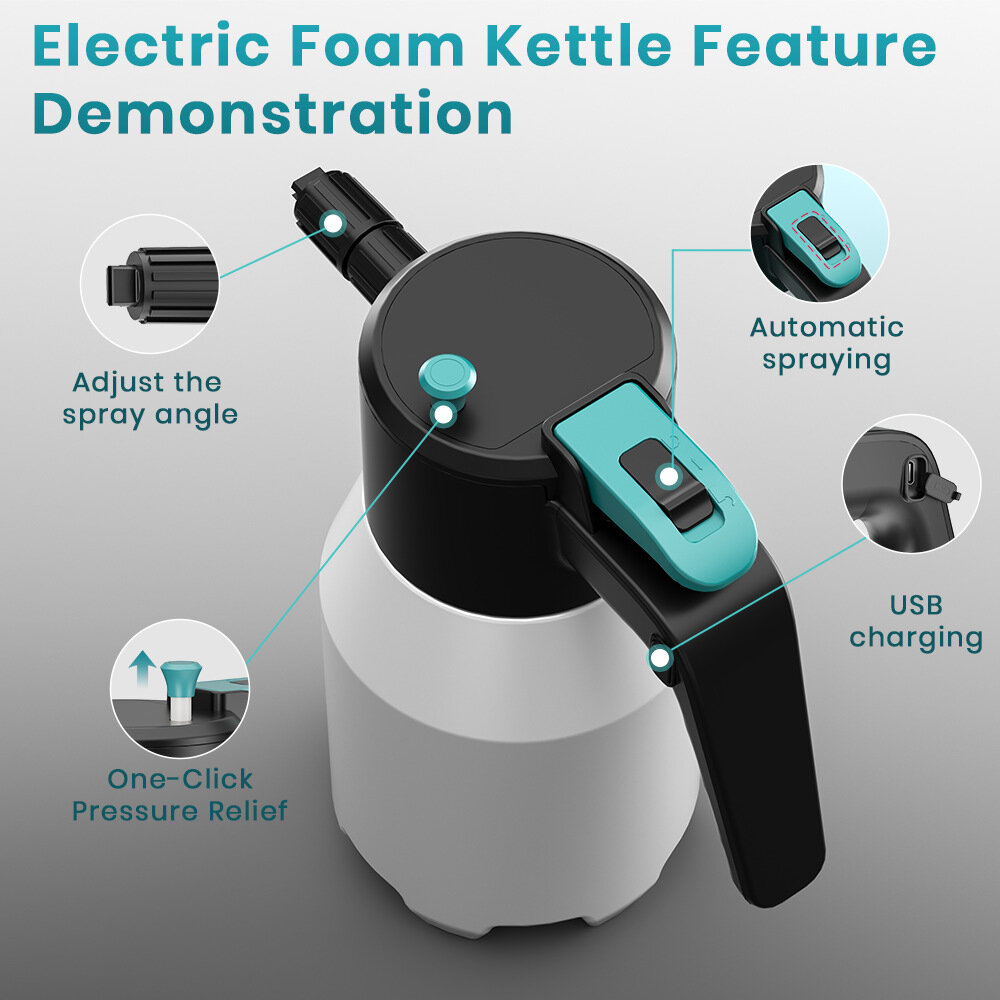 Ручной пенный распылитель для мойки автомобилей, двойного назначения для автомобиля и дома, усилитель давления, лейка для мойки автомобилей, высоконапорная лейка