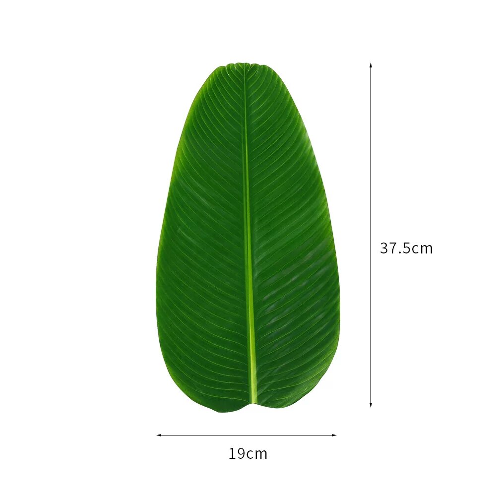 Настольные салфетки с листьями банана, имитирующие большие зеленые листья, украшение для нижней части фруктового