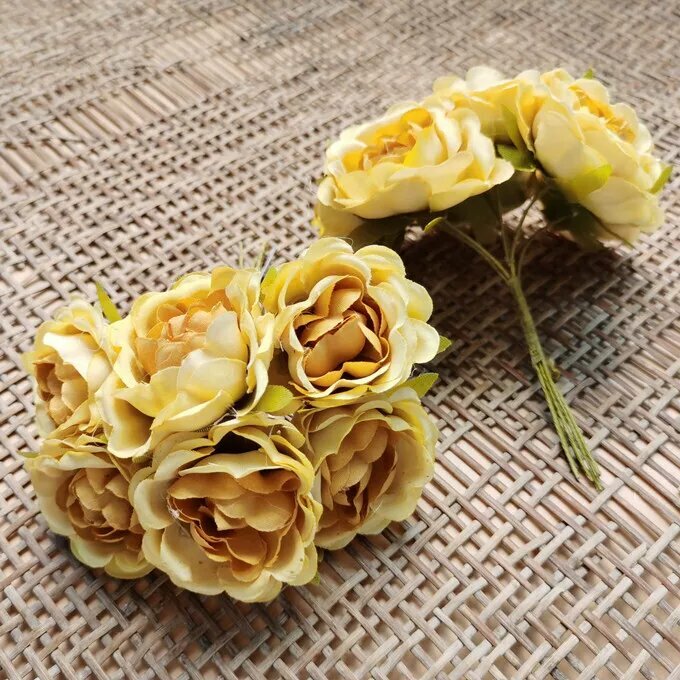 Искусственные цветы для рукоделия: цветы для головных уборов, украшения для ханьфу, декор для свадебных коробок с