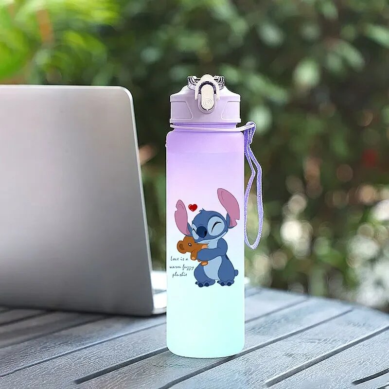 Пластиковая бутылка для воды MINISO Disney Lilo Stitch 750 мл ZL-Q35