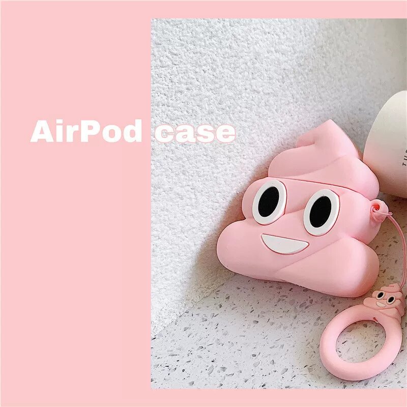 Забавный чехол для AirPods Pro с изображением калов для беспроводных наушников Apple 1/2-го поколения, силиконовый