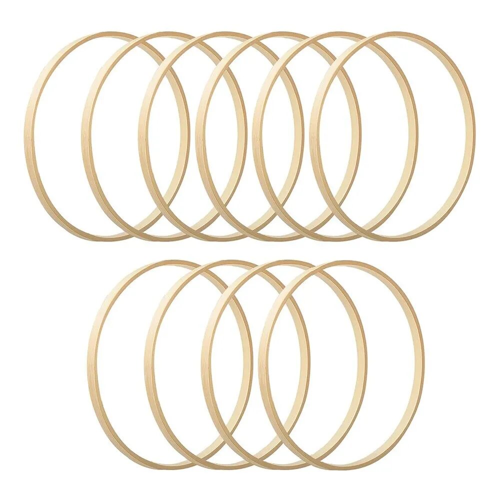 10 шт. для ловца снов, деревянные кольца диаметром 15 см для рукоделия, кольца для цветочных венков, сделай сам