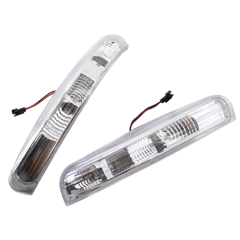 1 Pair Фара поворота зеркала заднего вида автомобиля Фаро LED для замены Chevrolet Captiva 2007-2014 Черный ABS PC 23.5*4.5*4.8cm 182g 2 штуки