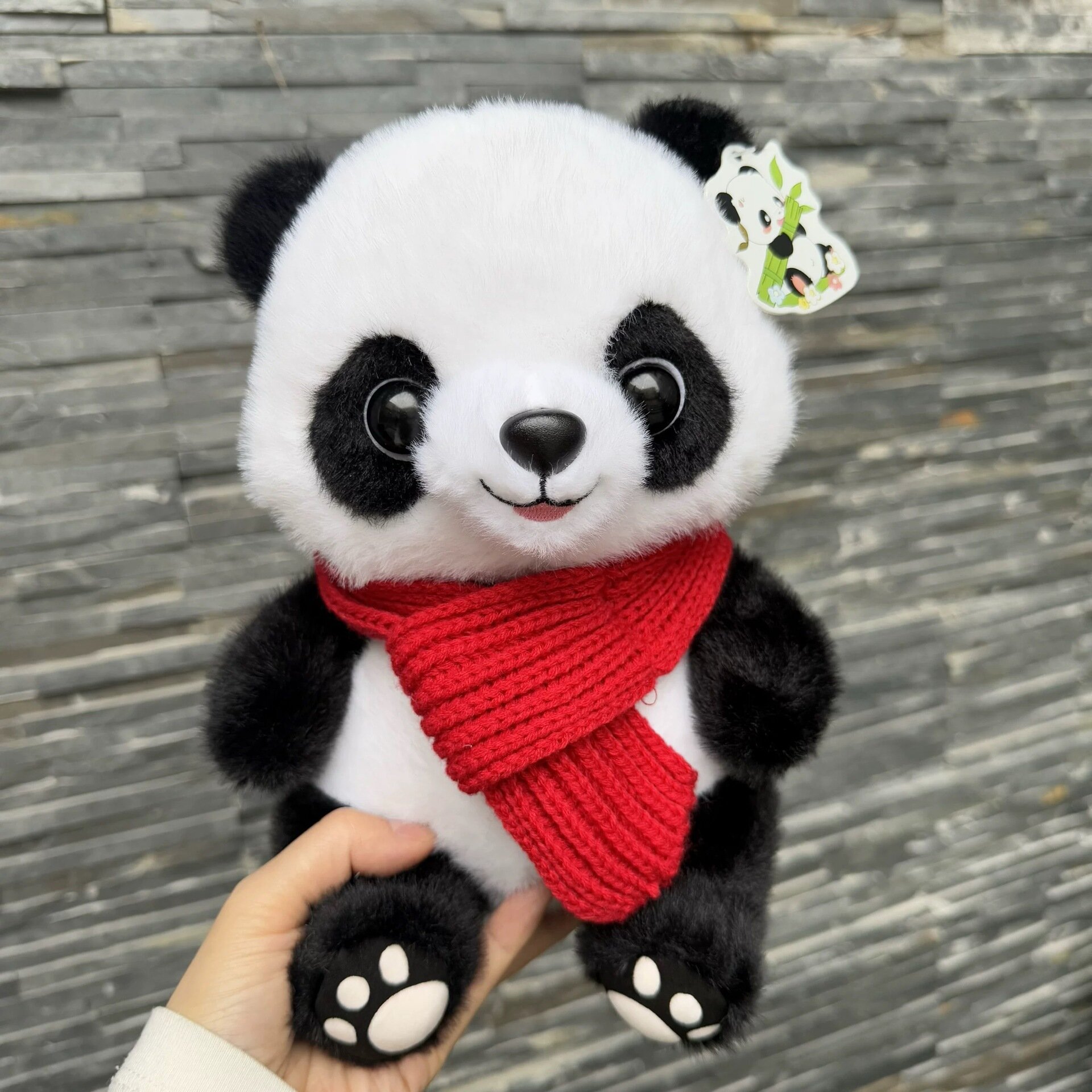 Милая плюшевая игрушка-панда, реалистичная гигантская панда, подарок на день рождения ребенка или на 520-й день.