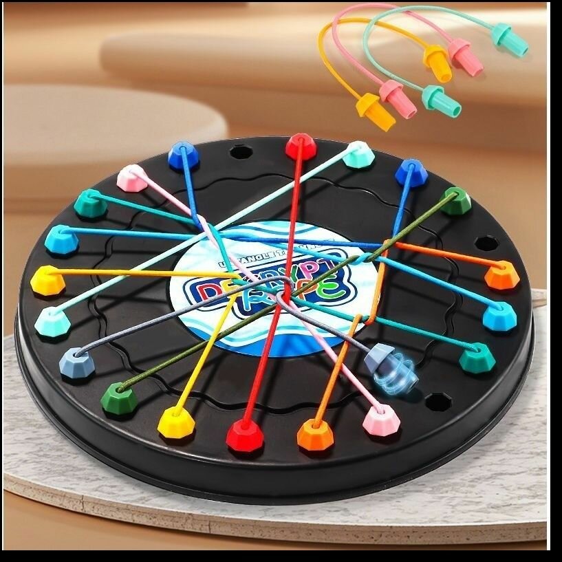 Игра "Развязать верёвки" логическое сражение для детей, тренировка мышления и стратегии, креативная настольная игра для семьи и подарков.