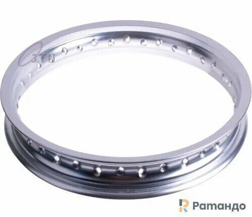 Обод задний 2,15х18 серебристый для мотоцикла