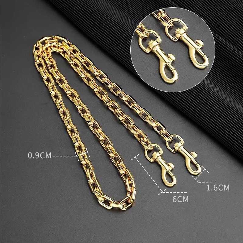 Аксессуары для цепочки для сумки, высококачественная металлическая цепочка через плечо, сменный удлинитель плечевого ремня, удлиненная цепочка