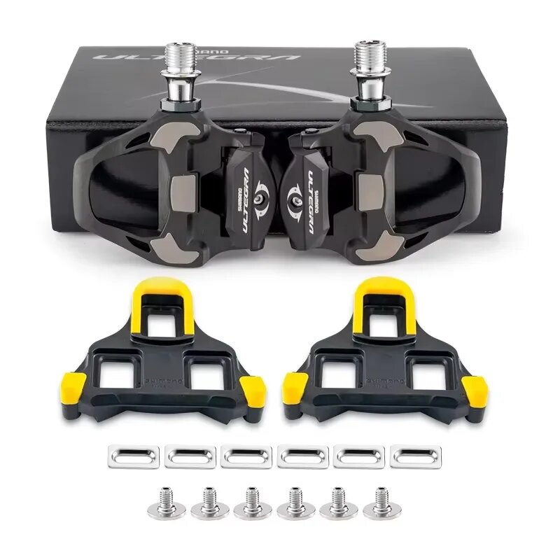 Педали Shimano PD-RS500 черные алюминиевые Желтый, R8000