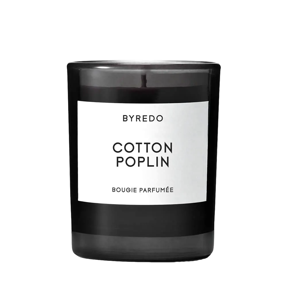Byredo Cotton Poplin свеча для дома парфюмированная 240 гр - Байредо Коттон Поплин