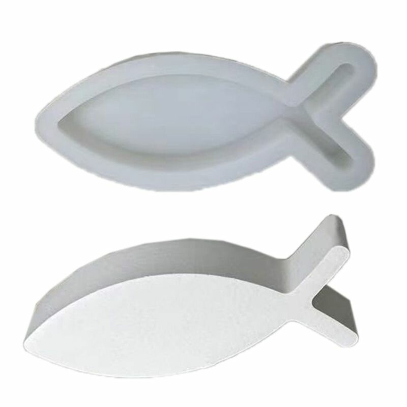(1 шт.) Силиконовая форма для украшения рыбы - В