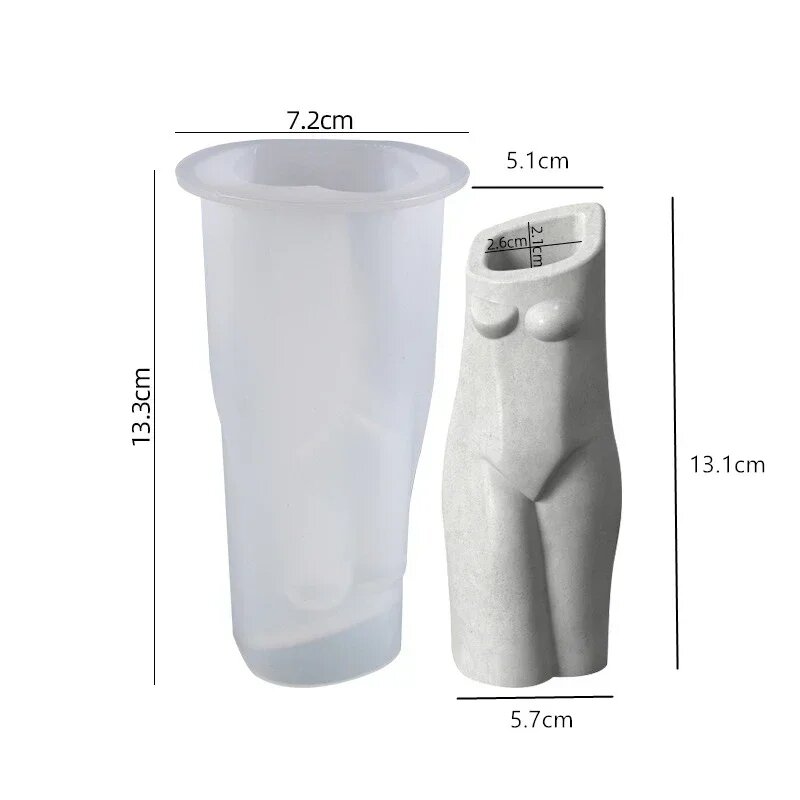Силиконовая форма для вазы Crat Art, Color: vase mold 01
