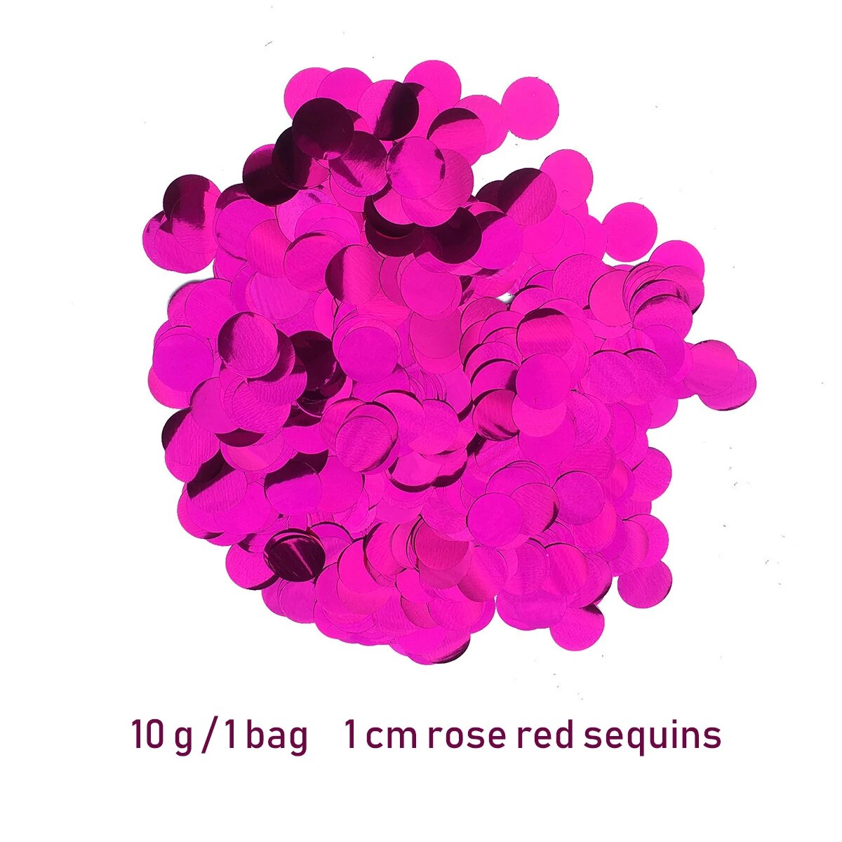 Розовые золотые круглые конфетти Розовый, 4