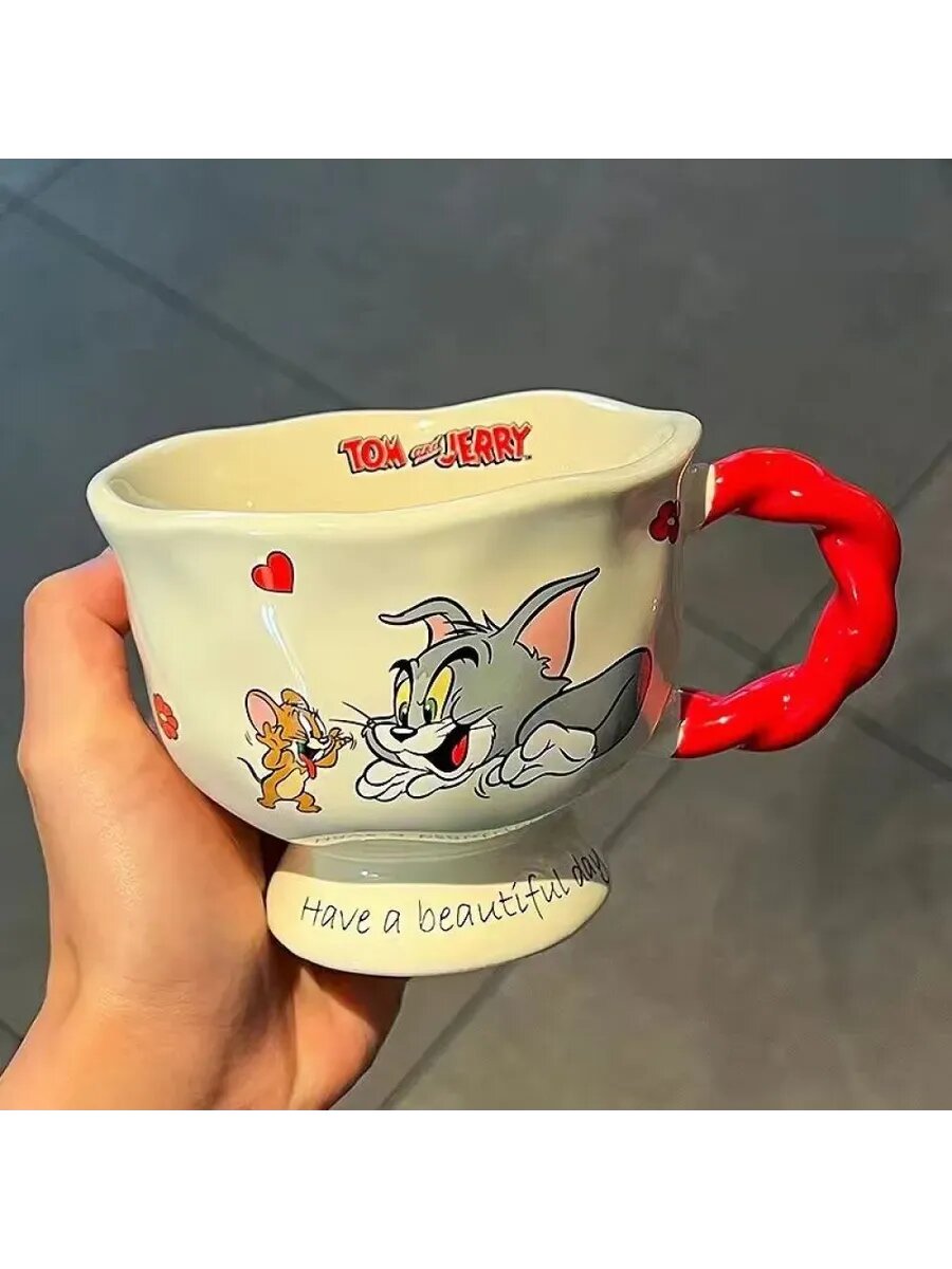 Чашка для чая "Том и Джерри", 360 мл, 1 шт