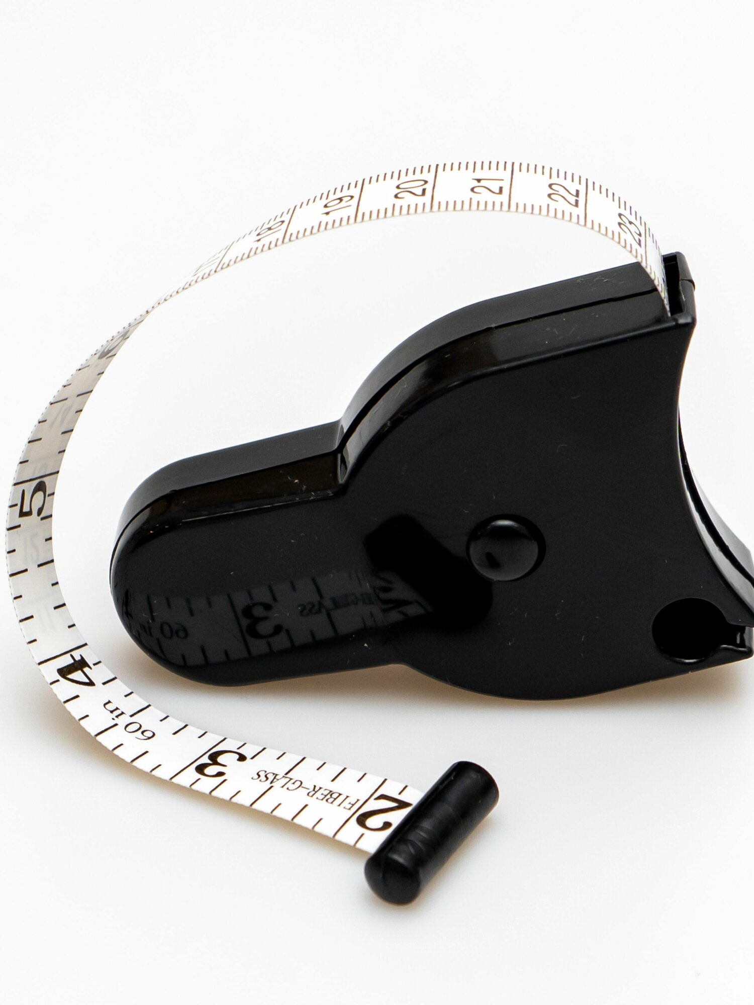 Рулетка сантиметр для измерения объёмов тела черная