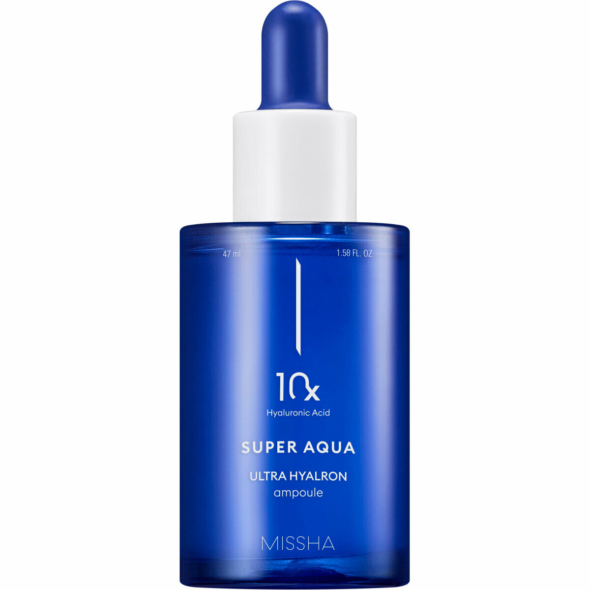 Сыворотка для увлажнения и гладкости лица, Missha, Super Aqua Ultra Hyalron Ampoule, 47 мл