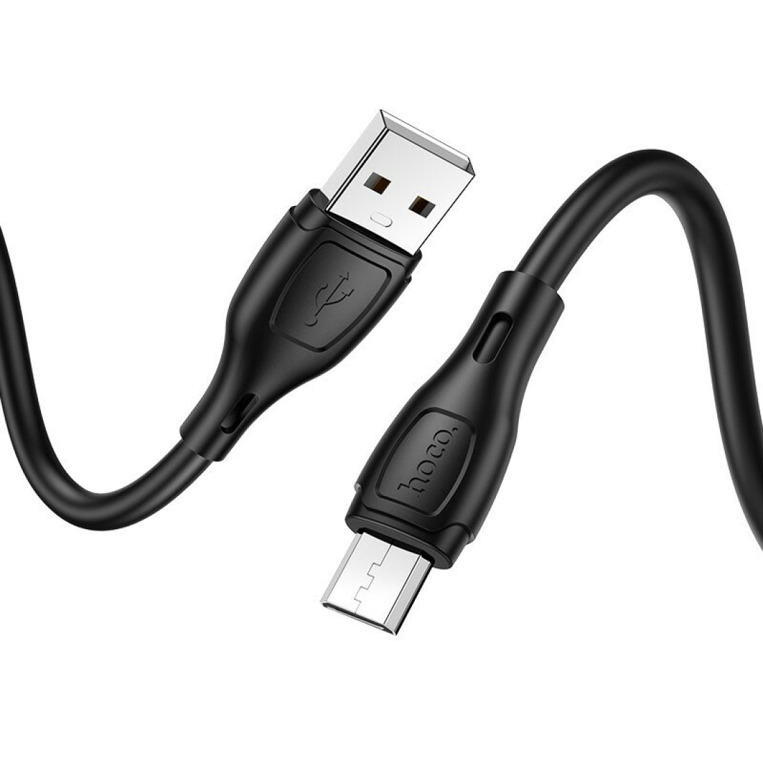 USB Кабель Micro, HOCO, X61, силиконовый, черный