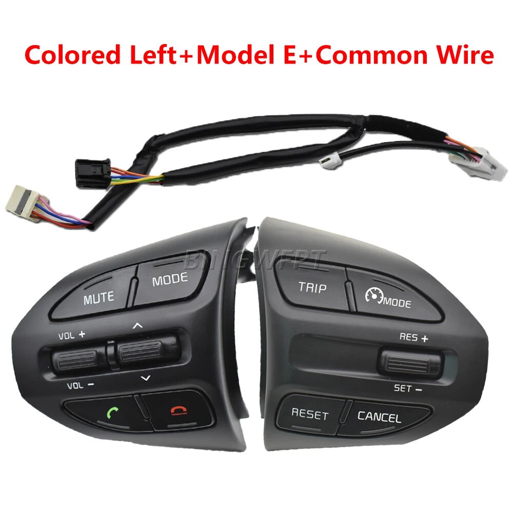 Многофункциональный переключатель кнопок на руле BINGWFPT для Kia RIO K2 Picanto Model E-Color left