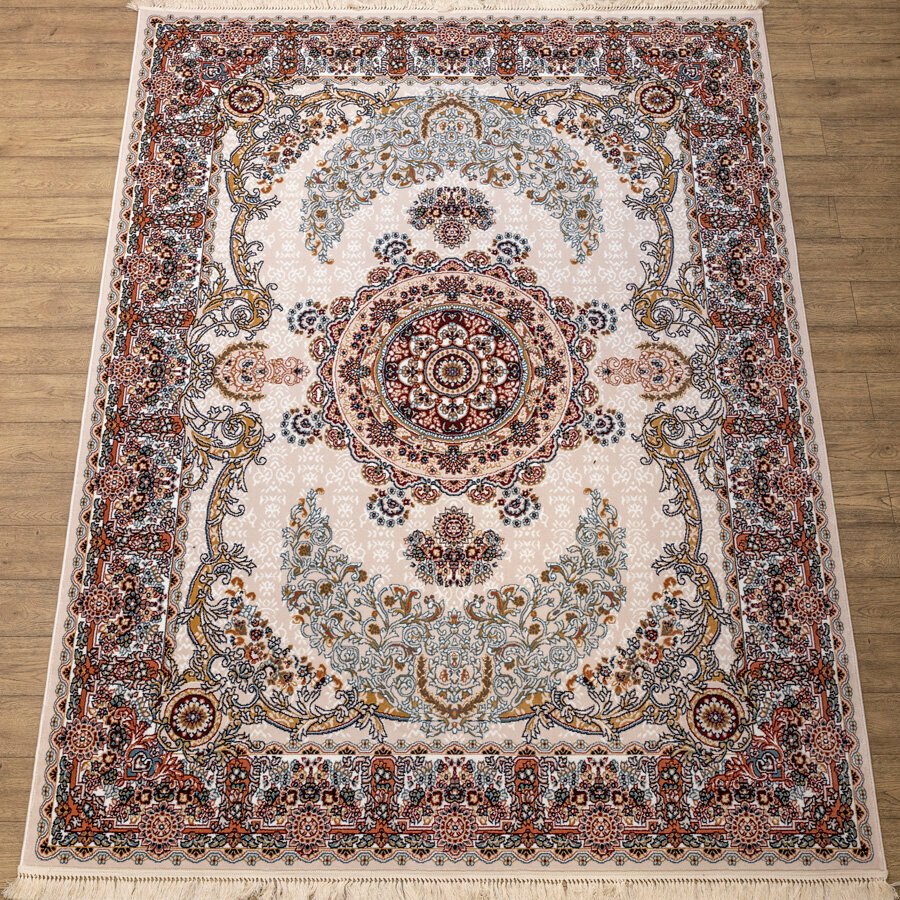 Ковер, Прямой, Бежевый, Красный, Синий, Золотисто-жёлтый, Классический, Персидский, на пол, в гостиную, спальню, в ассортименте (70 см. на 140 см.)