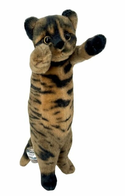 Игрушка мягкая плюшевая Котёнок полосатый 23см