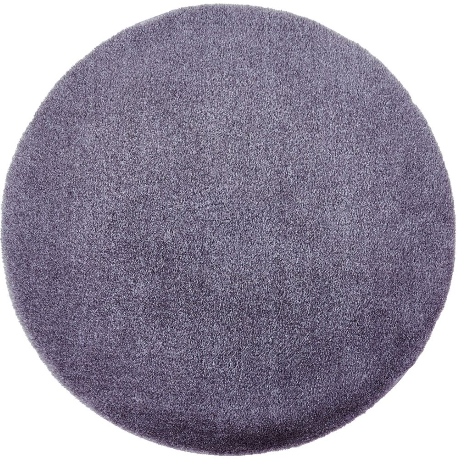 Коврик круглый "Bingo Mix винный", искусственный мех, 90x90 см, противоскользящий
