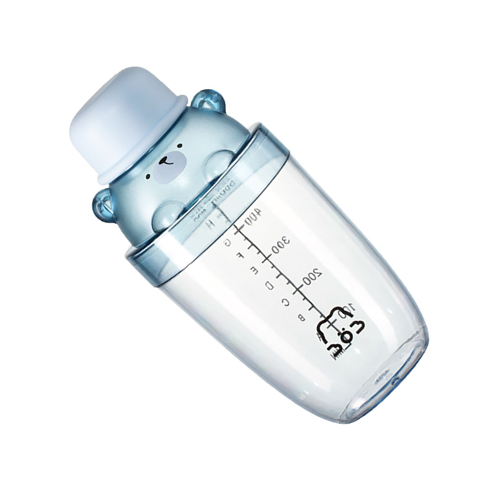 Коктейльный шейкер, пластиковый портативный шейкер для напитков, ручной шейкер, инструмент для смешивания вина, мартини, чая с молоком, Маргарита, синий, 500 мл