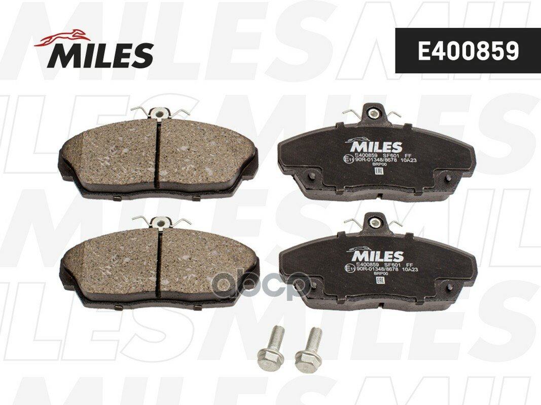 Колодки тормозные GAZ 3102/3110/31105/2705/3221/3302 передние Miles арт. e400859