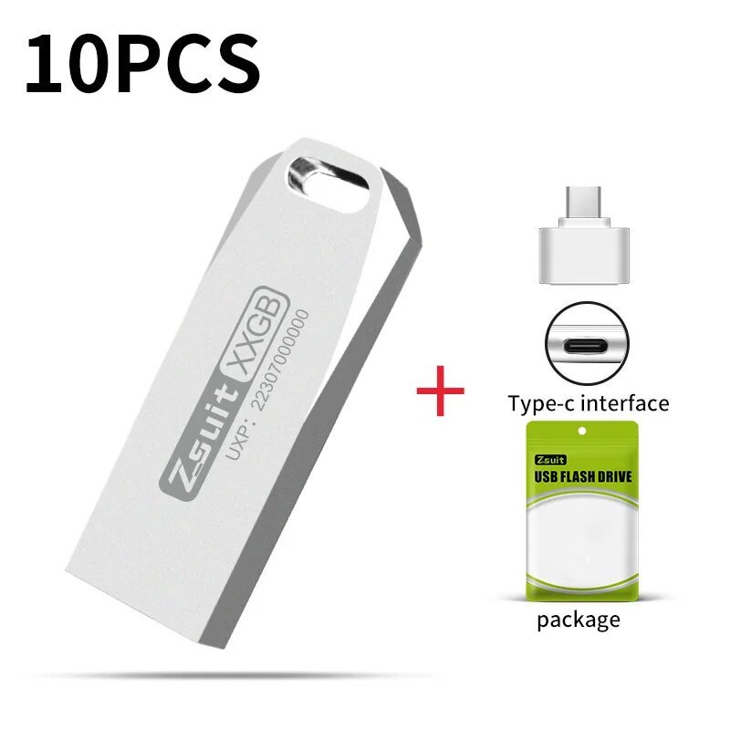 Z-Suit USB-флешка 16 ГБ Type-C, 10 шт.