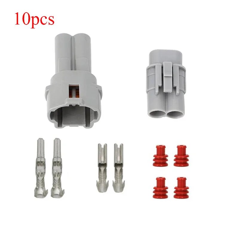 5/10/20 комплектов для Yamaha Plug and Play, 2-контактные водонепроницаемые автомобильные электрические белые разъемы, автоматическая розетка «папа-мама»