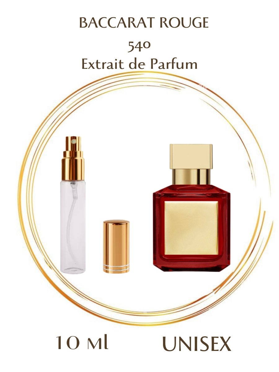Духи парфюм Baccara Rouge 540 Extrait de Parfum спрей 10 мл унисекс, цветочные, восточные
