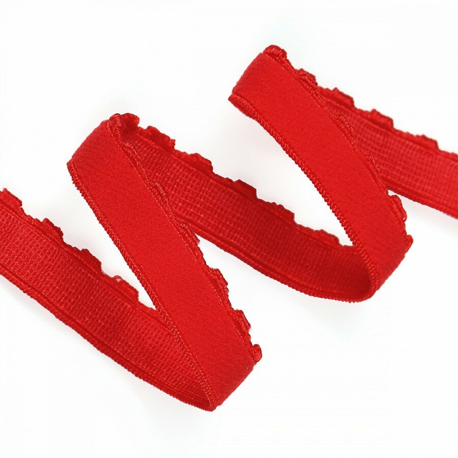 Резинка TBY бельевая Отделочная становая 10мм ЕТ1 красный SD163 уп.50 м